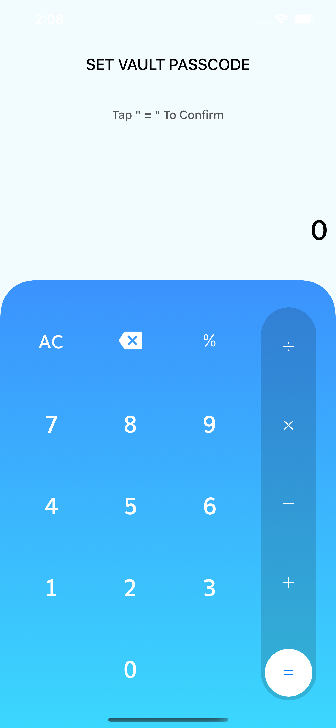 Calculator Vault - iOS App Source Code by V2Ideas | CodeCanyon